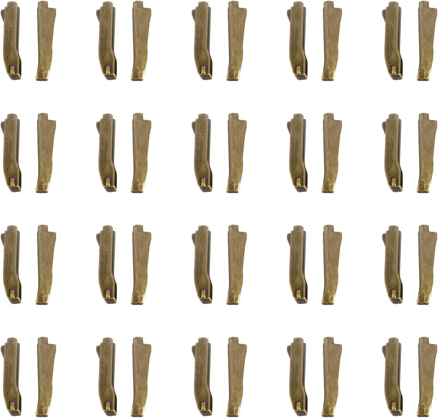 Amazon.com: uxcell 20 Sets Double Open Zipper Repair Latch Kits, #10 ...