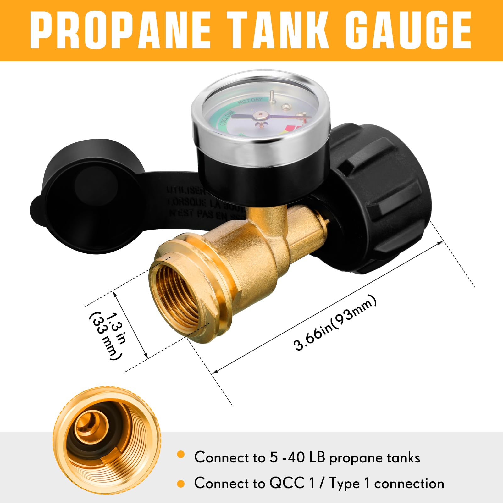 Snapklik.com : Saysurey 4 Pack Upgraded Propane Tank Gauge Propane ...