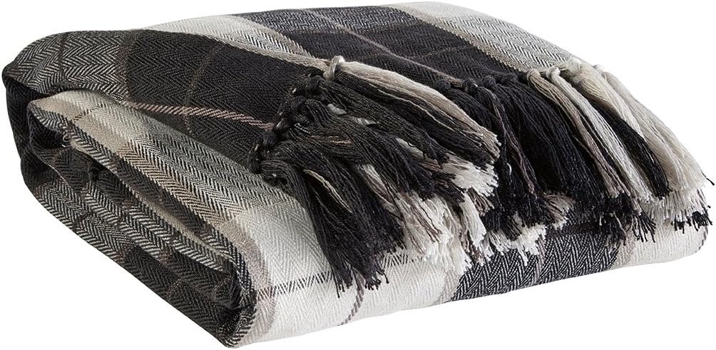 Amazon.com: Signature Design by Ashley A1000112 Raylan Throw, Black ...