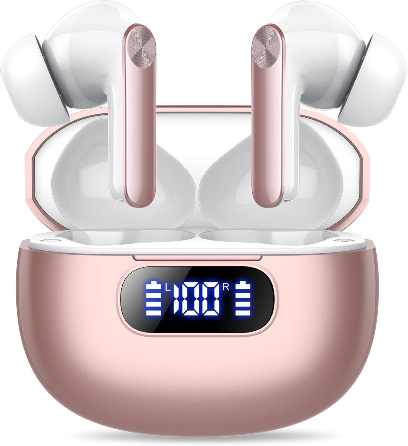 Amazon.com: Wireless Earbuds, Bluetooth Earbuds with Bass Stereo Sound ...