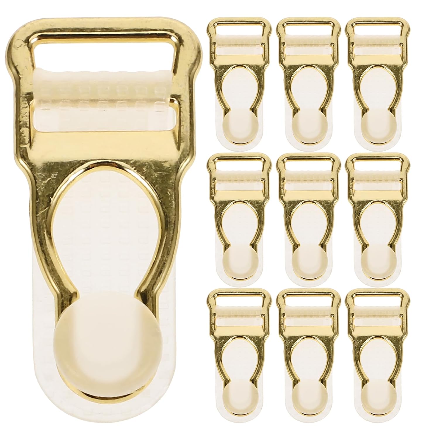 Amazon.com: VILLCASE 10pcs Garter Clips Metal Suspender Clips, Straps ...