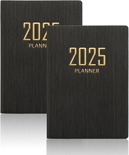 Pocket Planner 2025 2 Pack Small Pocket Size Agenda Diary 2025 Calendar ...