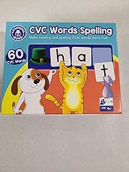 Amazon.com: LEARNING BUGS CVC Words Spelling, Build and Read Board Game ...