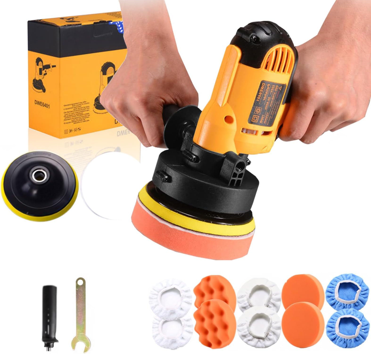 Amazon.com: CJC Buffer Polisher - 110V 600W Variable Speed Machine ...