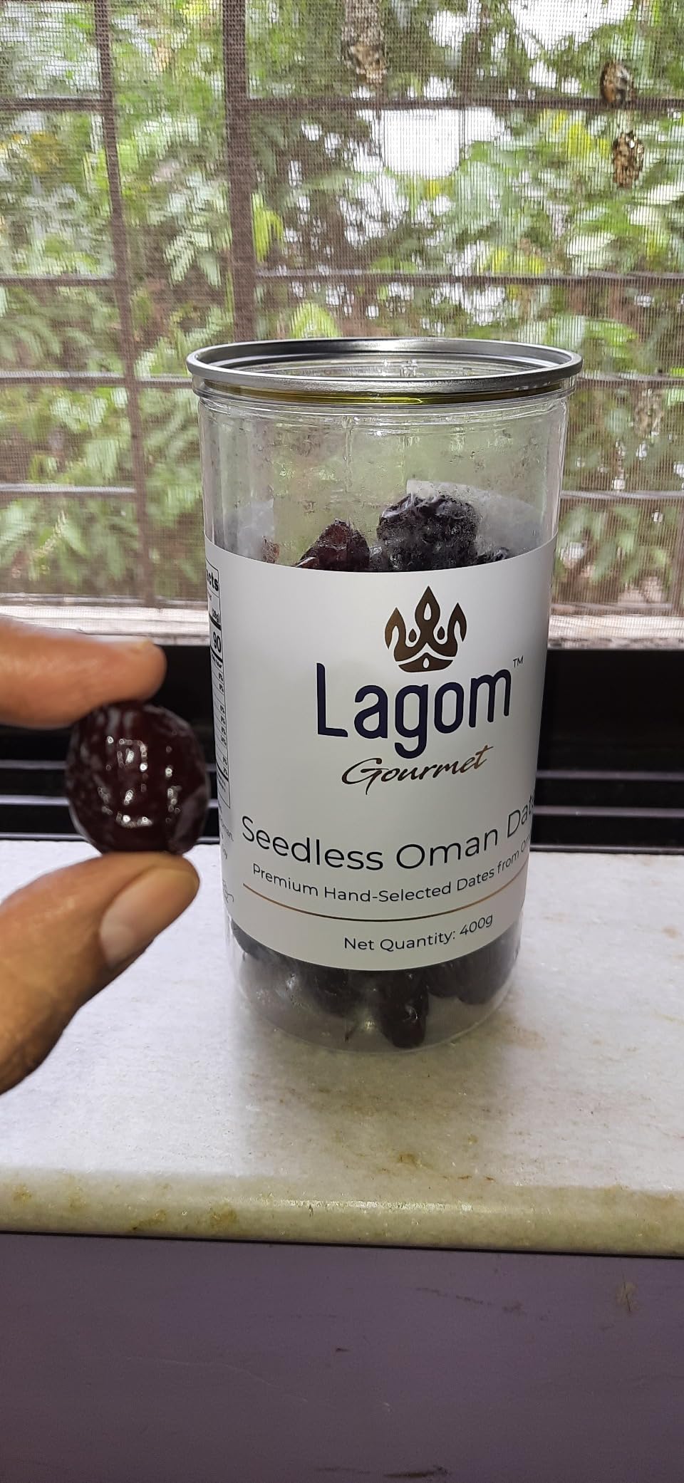 Lagom Gourmet Seedless Omani Dates 1 kg | All Natural | No ...