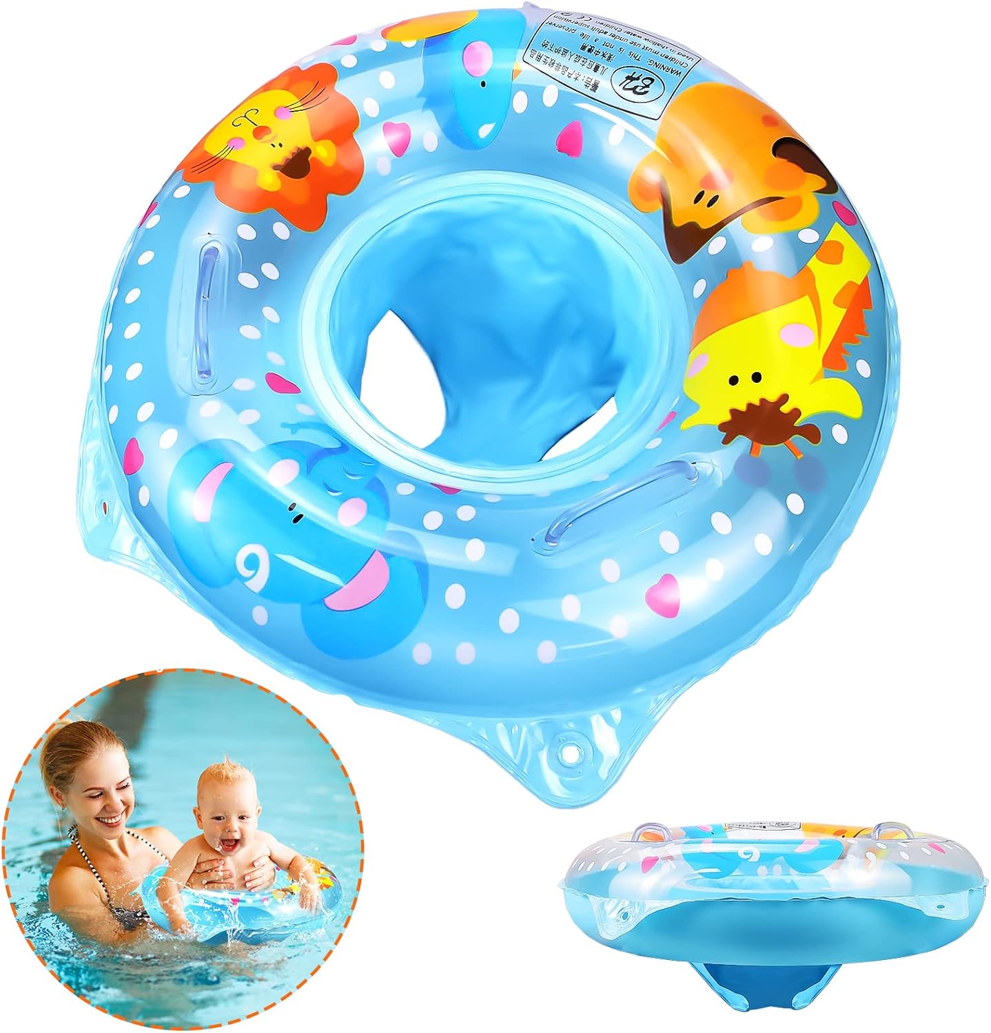 GZXJIU Baby Inflatable Seat Swimming,Baby Float,Baby Swimming Ring,Baby ...