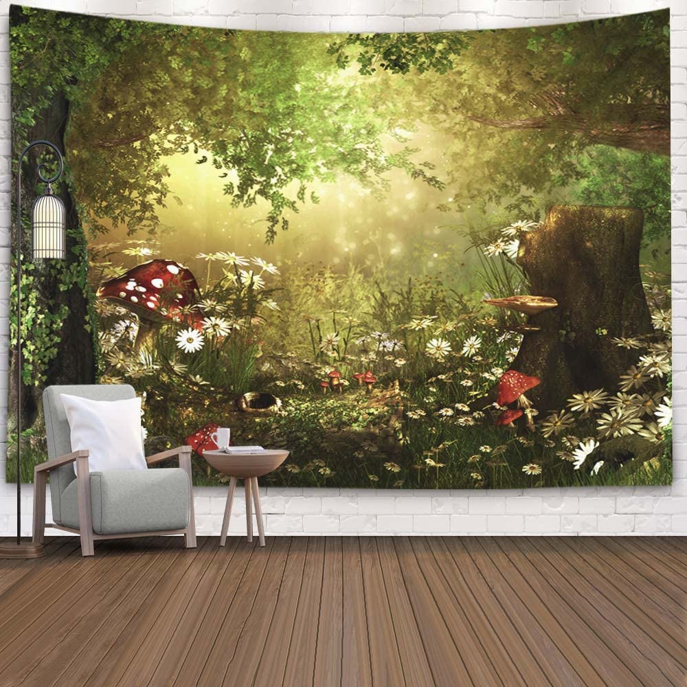Amazon.com: EMMTEEY Forest Tapestry Magical Forest Tapestry Beautiful ...