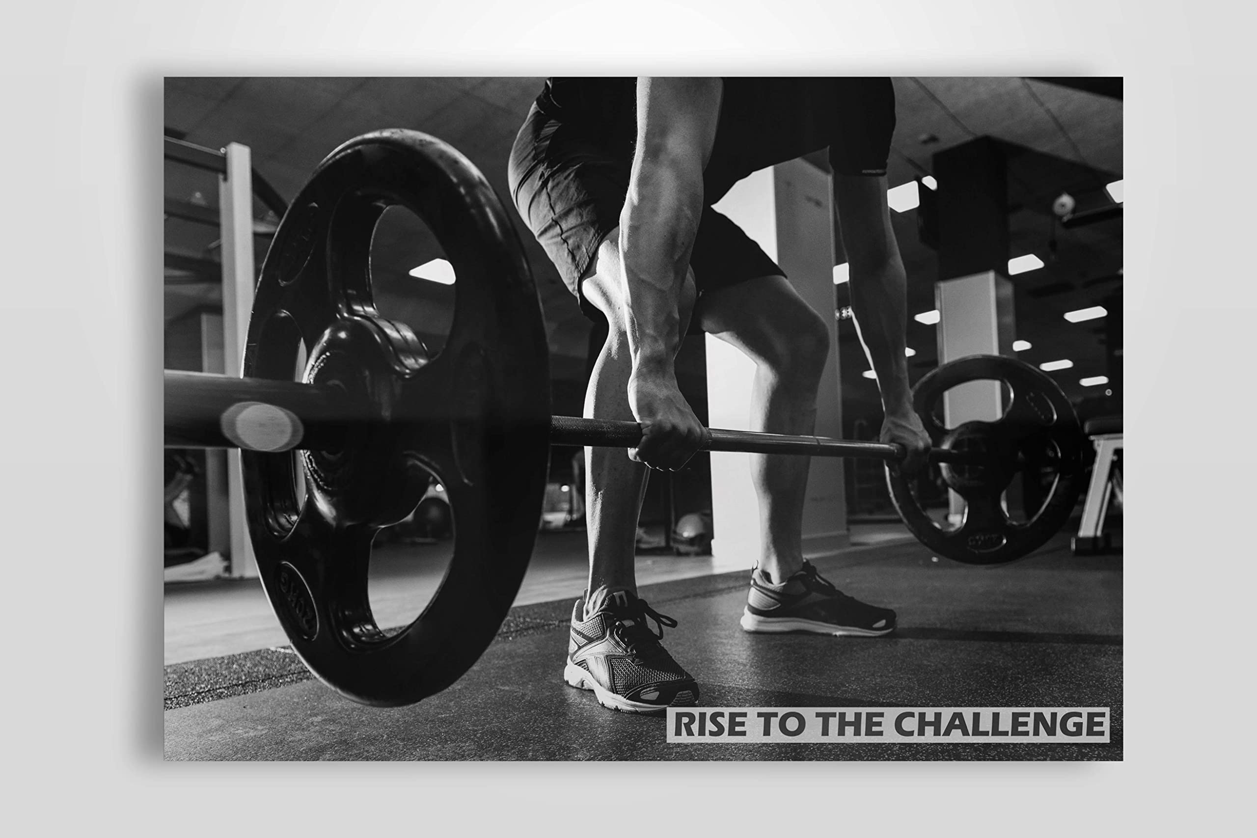 Amazon.com: EzPosterPrints - Bodybuilding Men Girl Fitness Workout ...