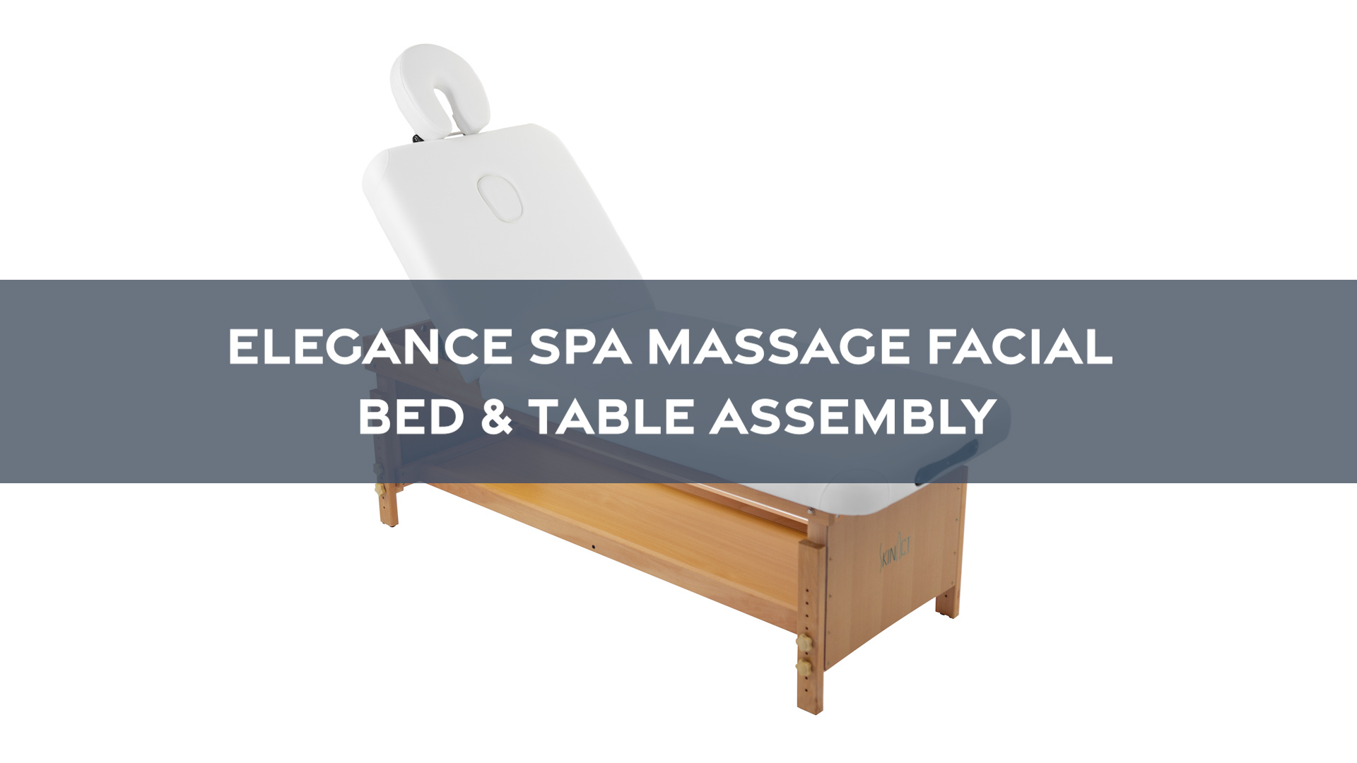 Watch Elegance Spa Massage Table Assembly Video on Amazon Live