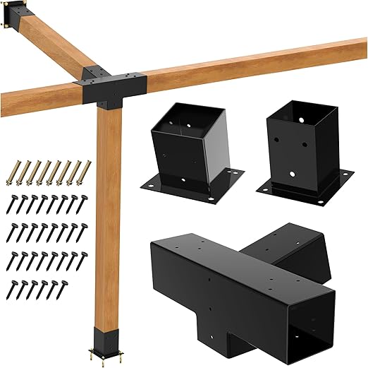 Amazon.com: Jurrque Heavy Duty Alloy Steel 15° Slanted Roof Bracket ...