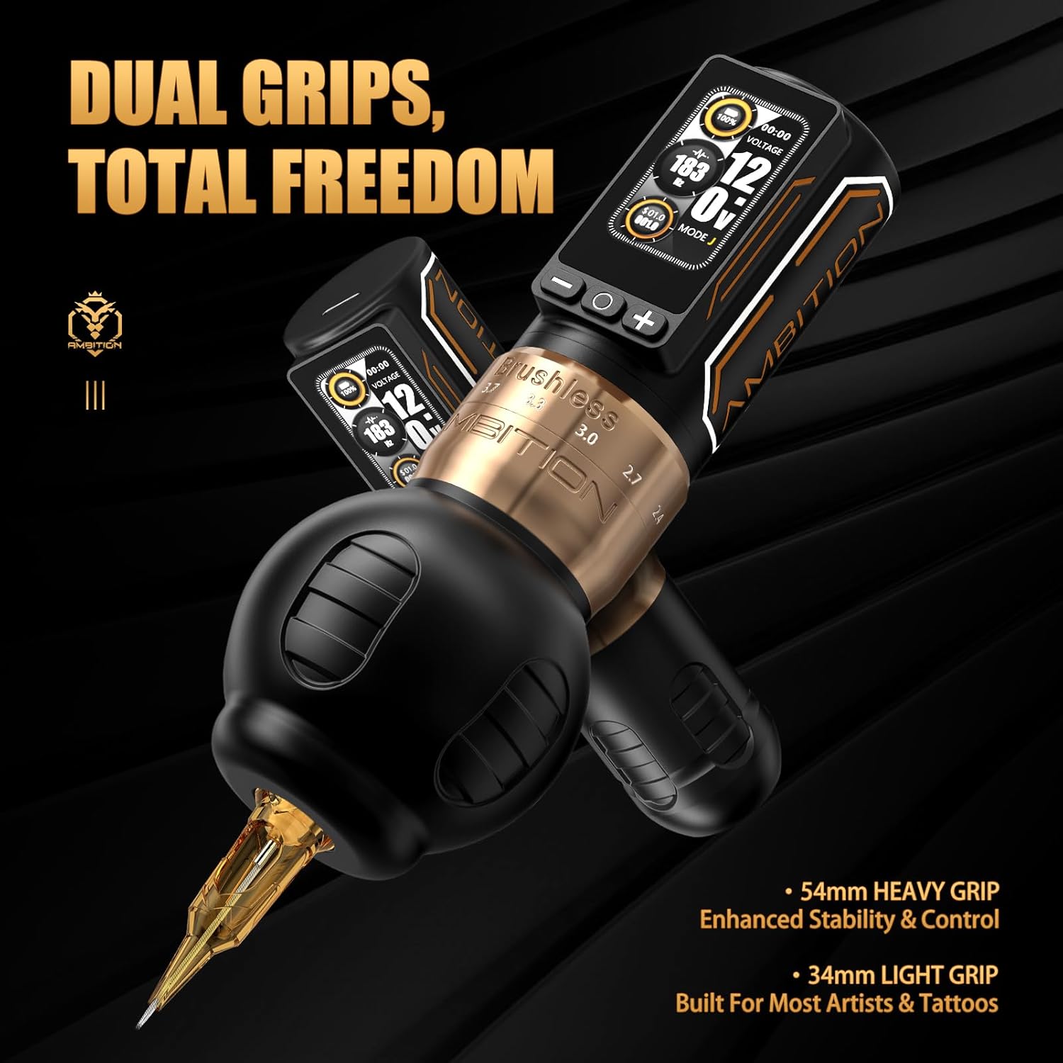 Ambition Ninja Max 280 Wireless Tattoo Pen Machine User Manual