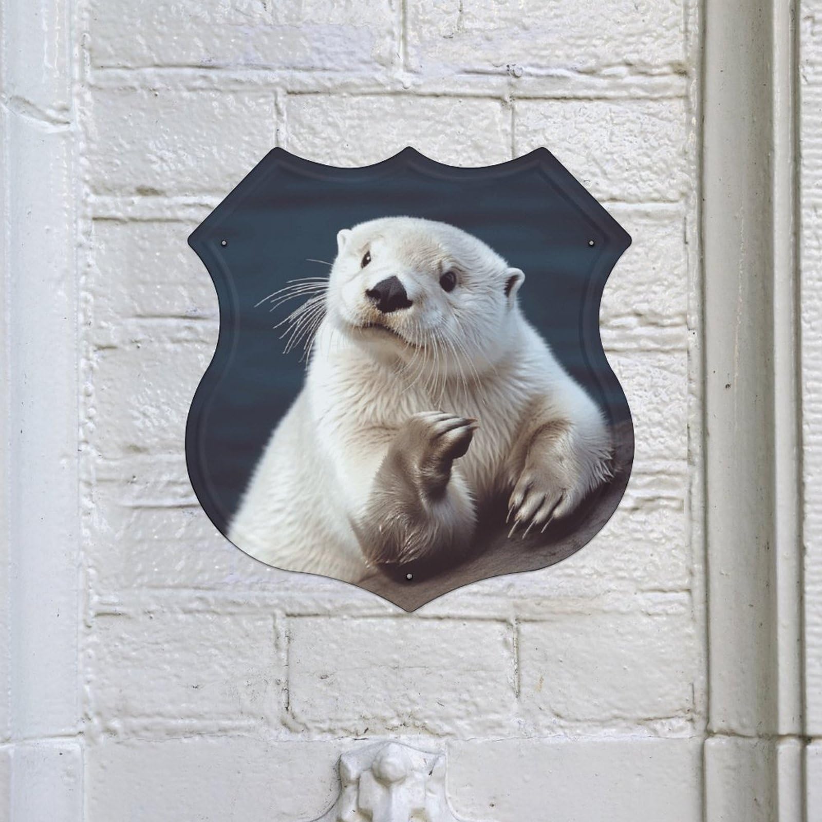 Otter Metal Artwork Sea Otter Otters Coast Coastal Steel Ocean Decor