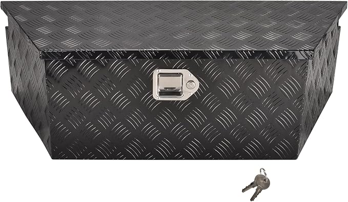 Amazon.com: TBAPFS 39 Inch Aluminum Trailer Tongue Tool Box 5 Bar Tread ...