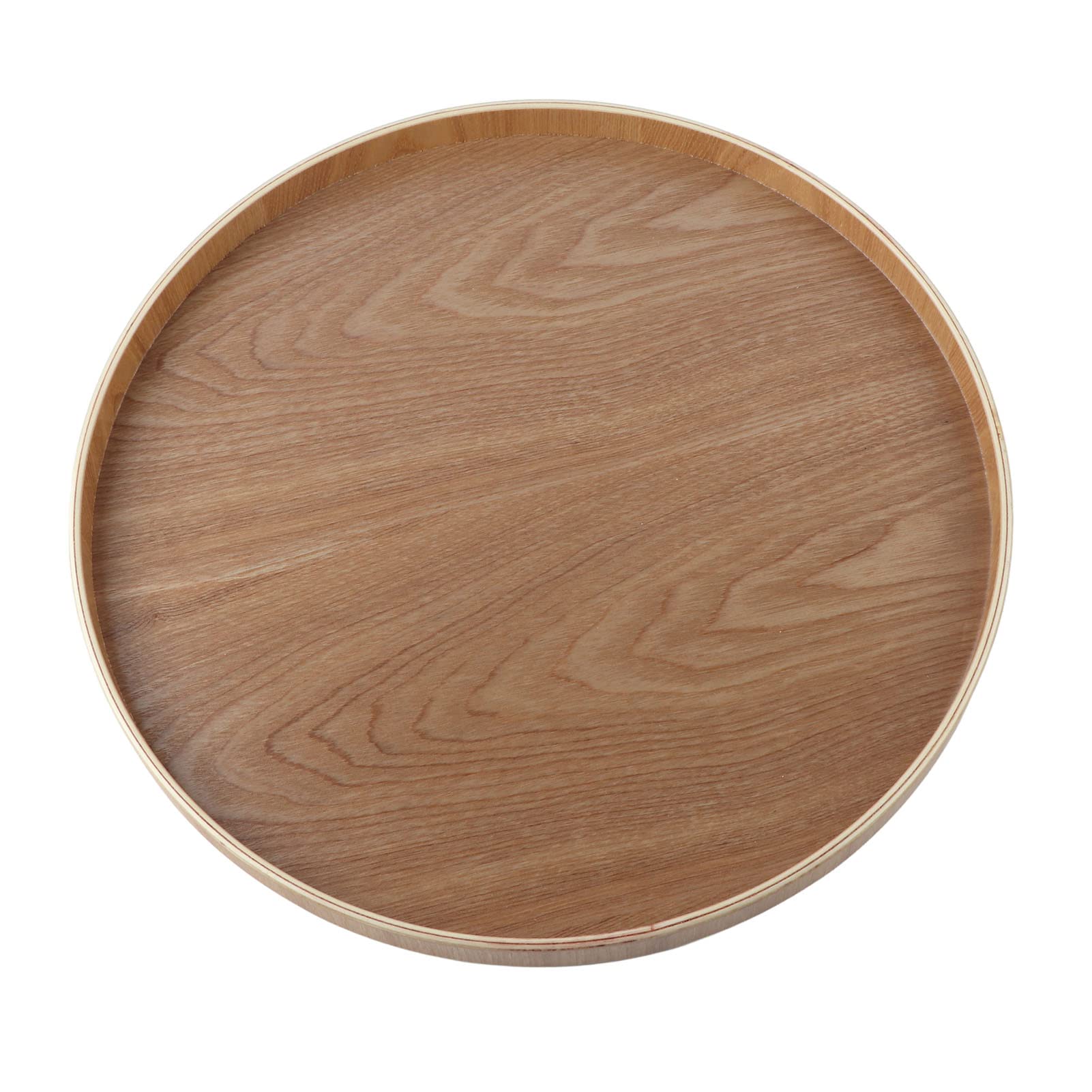 Amazon.com: 19” Black Round Leather Tray for Coffee Table,Black Round ...