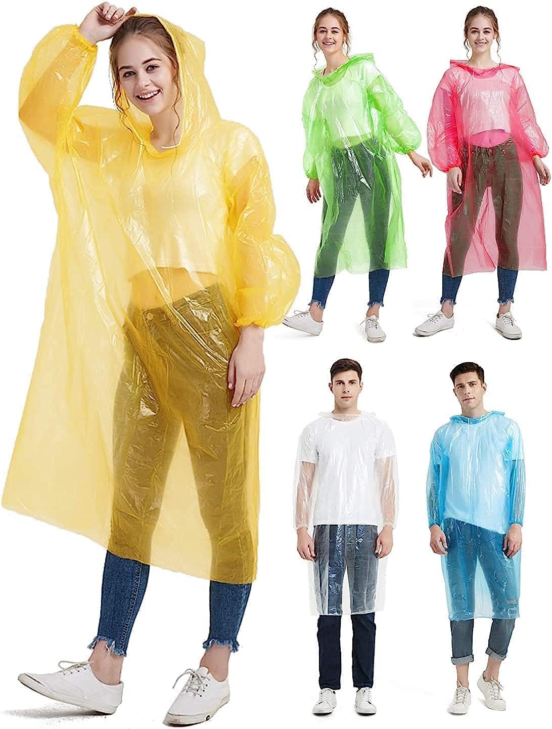 Worldwide e-Mart Pocket Size Disposable Raincoat for Men and Women for ...
