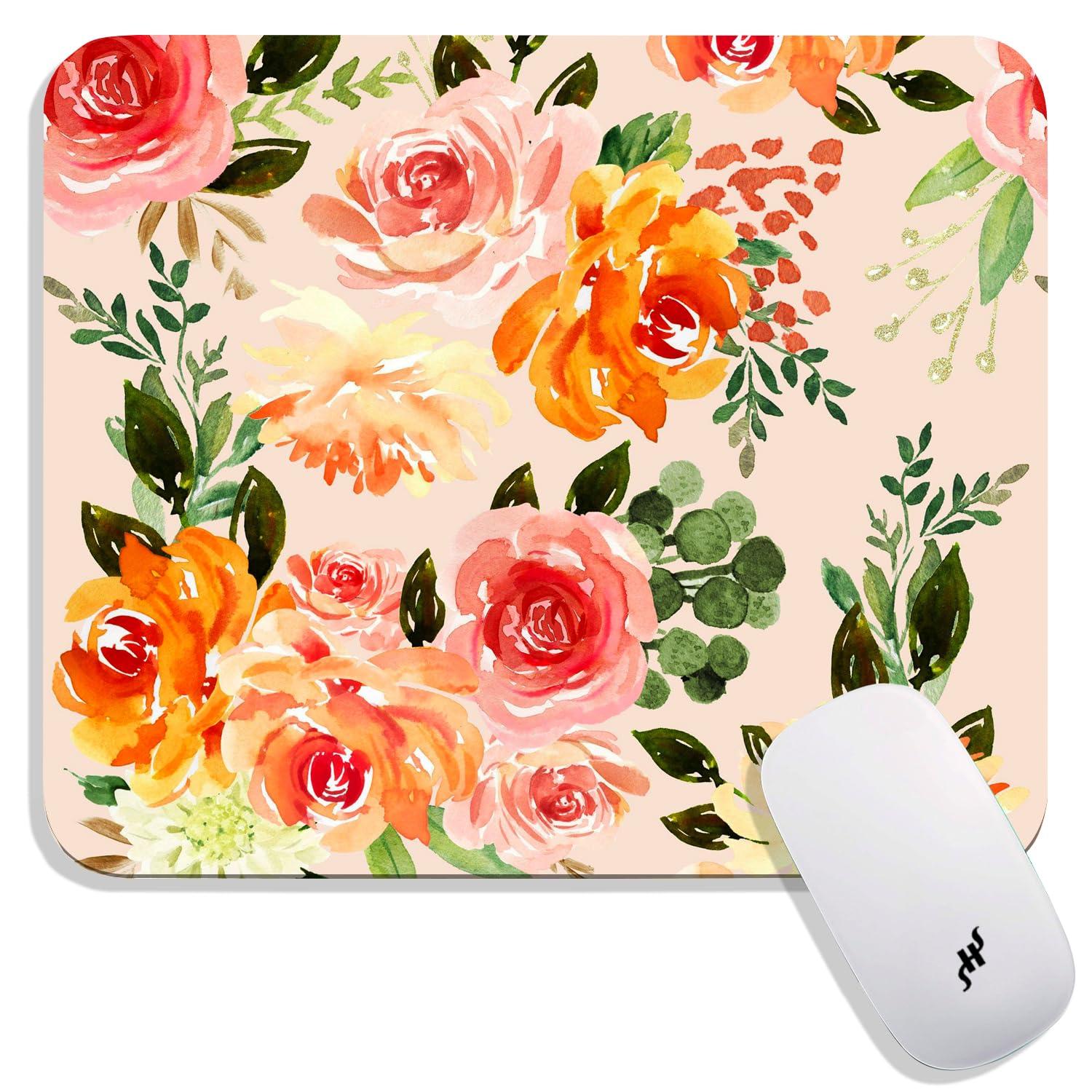 Amazon.com: Hokafenle Square Mouse Pad, Smooth Premium-Textured Mouse ...