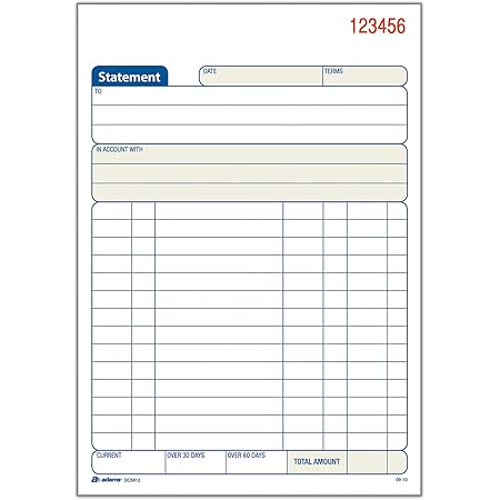 Amazon.com : Adams Invoice Book, 2-Part, Carbonless, 5-9/16 x 8-7/16 ...