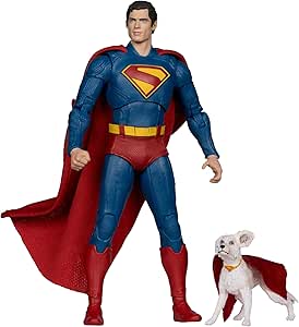 McFarlane Toys DC Theatrical Deluxe WV1 – Superman avec Krypto (Film ...