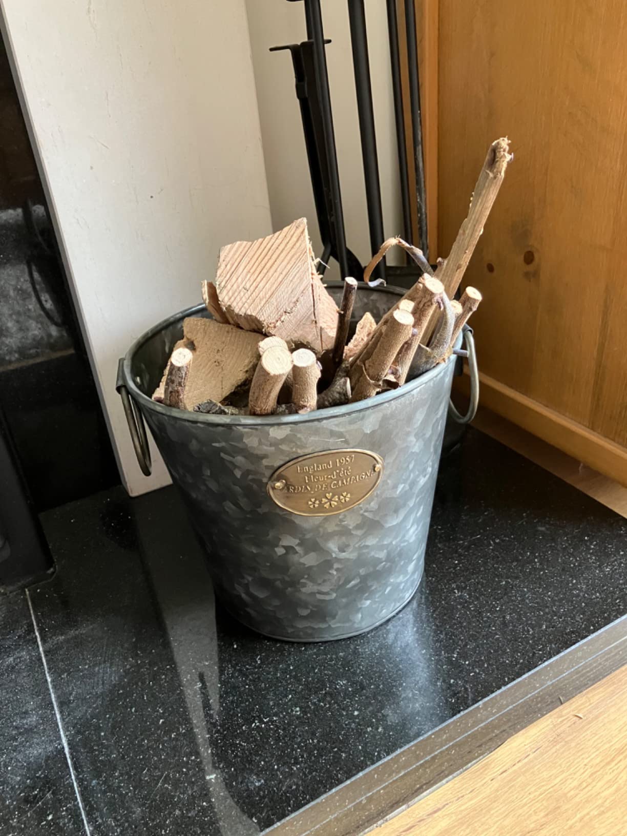 Kindling Bucket Valiant Fireside Kindling, Log, Coal & Fuel Storage ...
