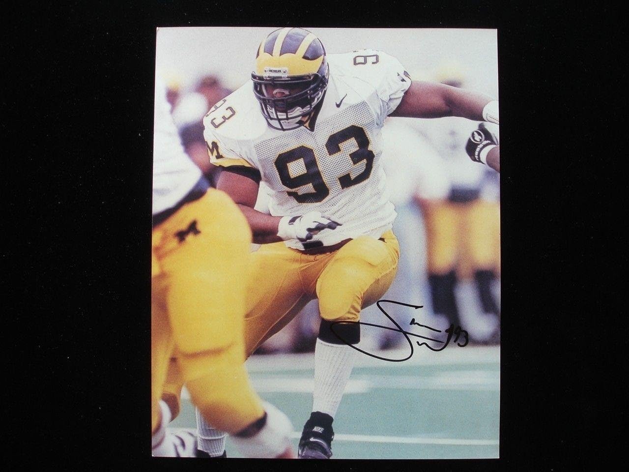 Sam Sword University of Michigan Autographed 8" x 10" Photograph - B&E ...