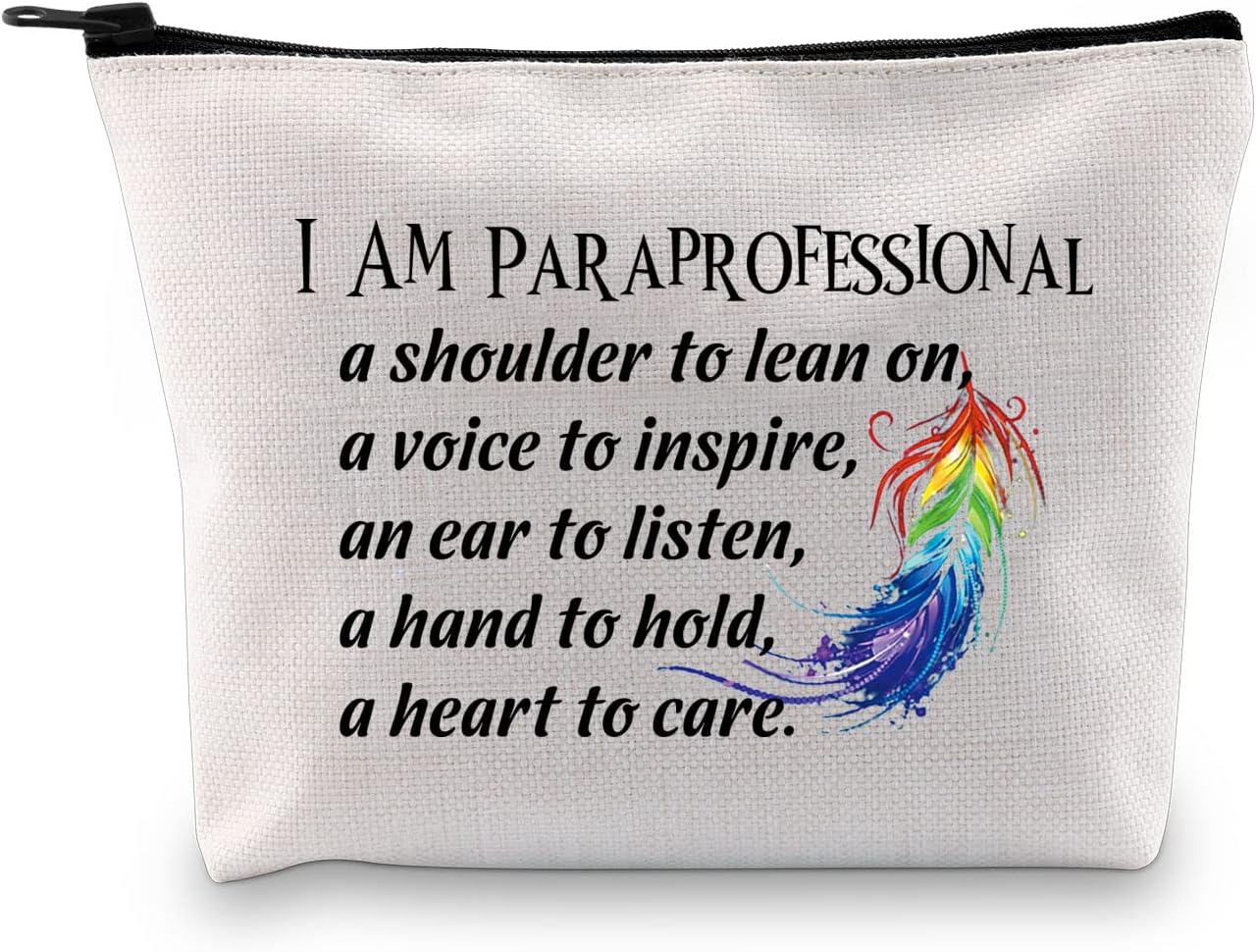 Amazon.com: VAMSII Paraprofessional Appreciation Gifts Makeup Bag ...