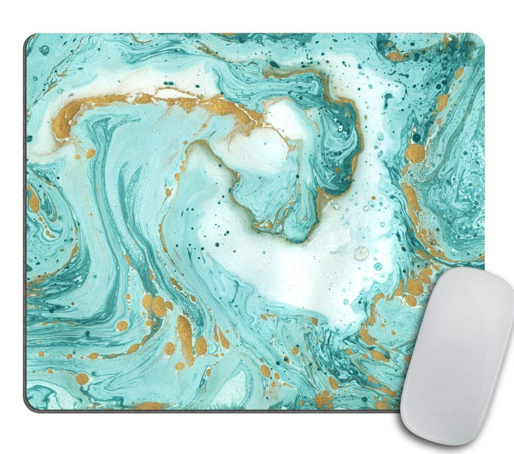 Amazon.com : Marble Mousepad, Glitter Mousepad, Desk Decor, Office ...