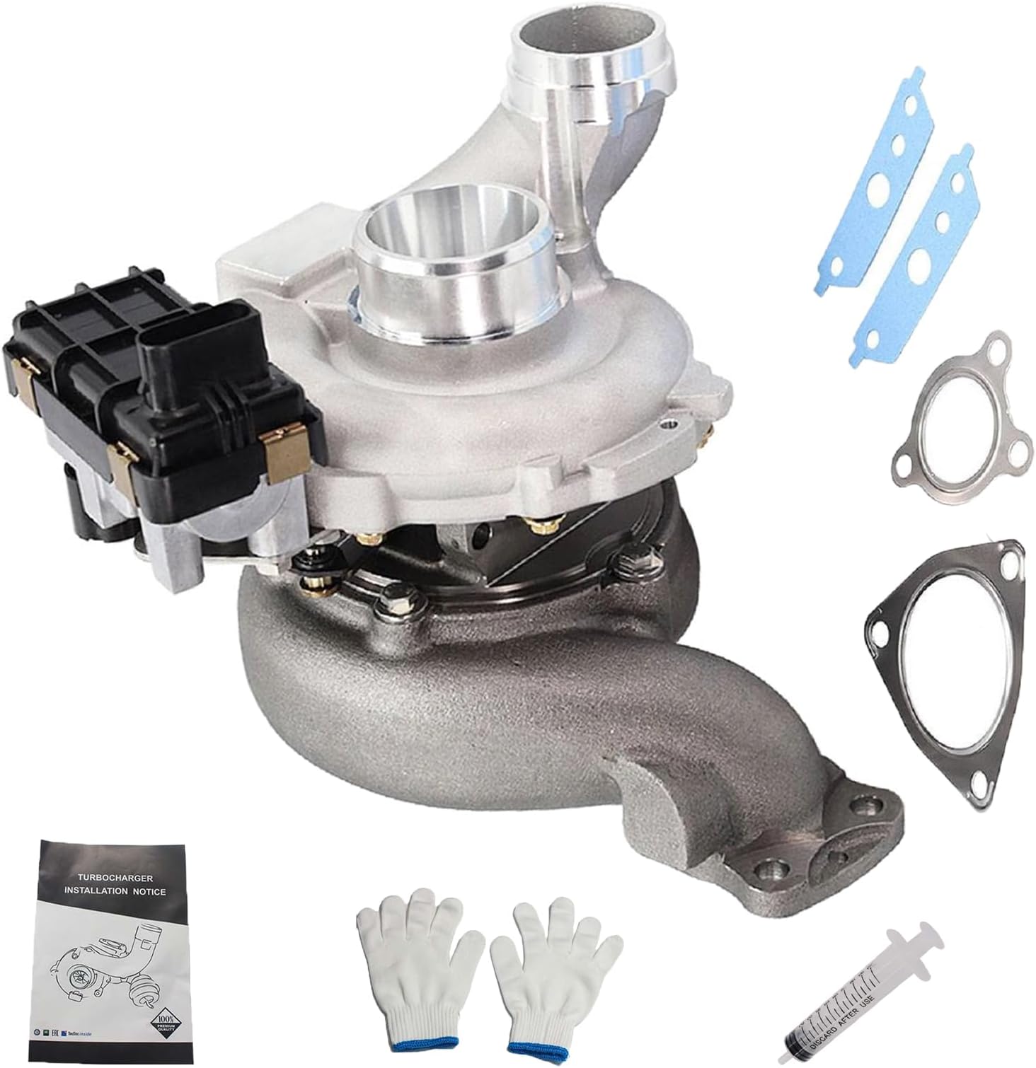 Amazon.com: AW New Universal 12V Electric Turbo SuperCharger Kit Thrust ...