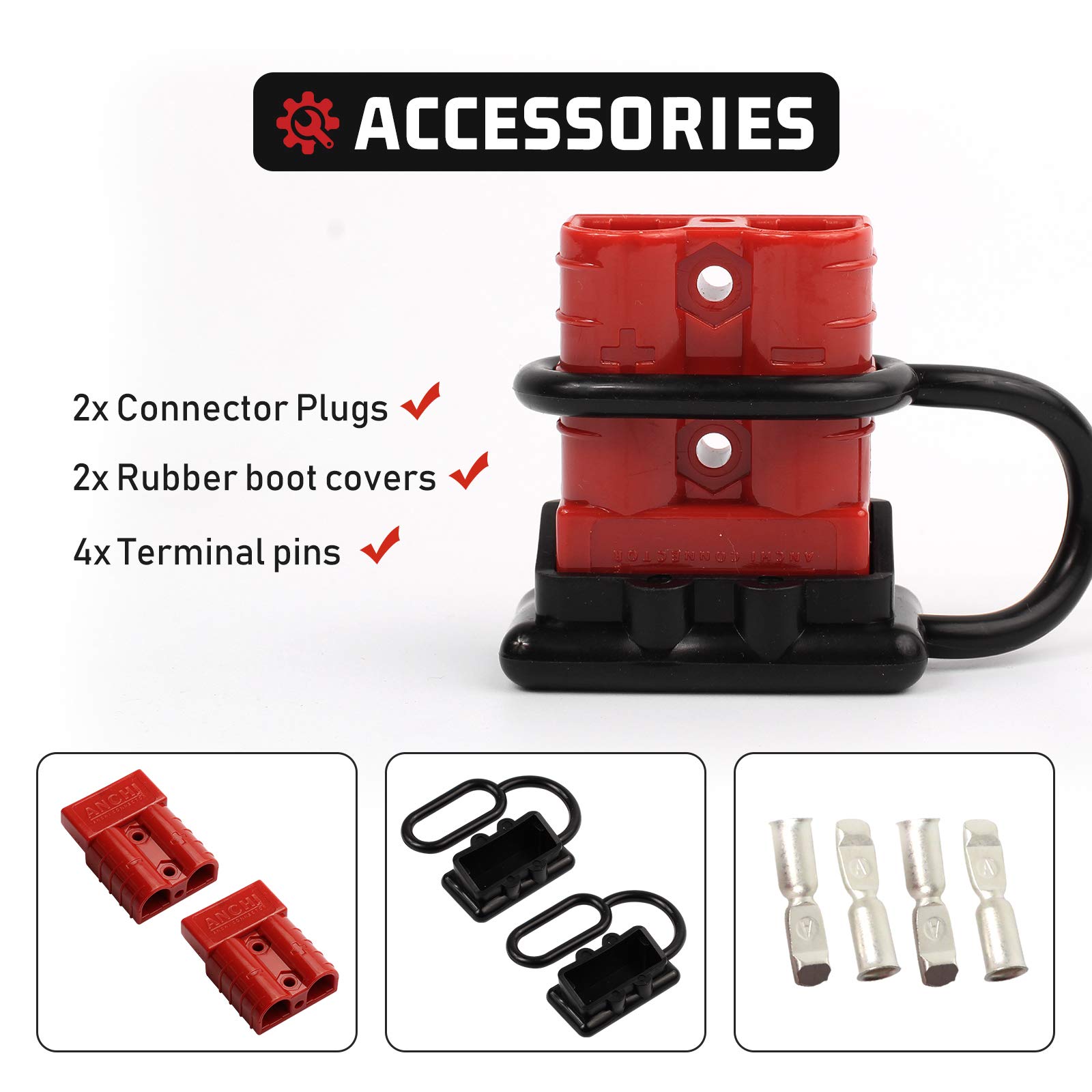 Anderson Lead For Truck 24v 50A Anderson Connector,Battery Quick ...