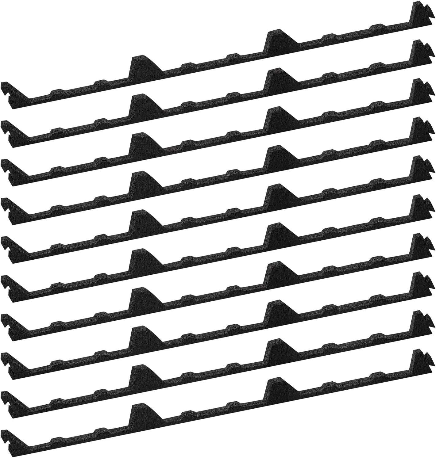 SuperDi 12in Inside 10Pcs - 12" Classic Ribbed Profile Foam Closure ...