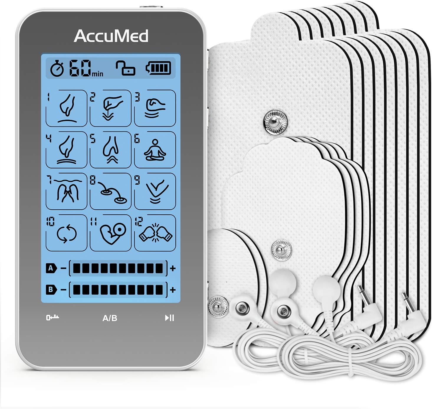 Amazon.com: AccuMed TENS Unit Muscle Stimulator & Electronic Pulse ...