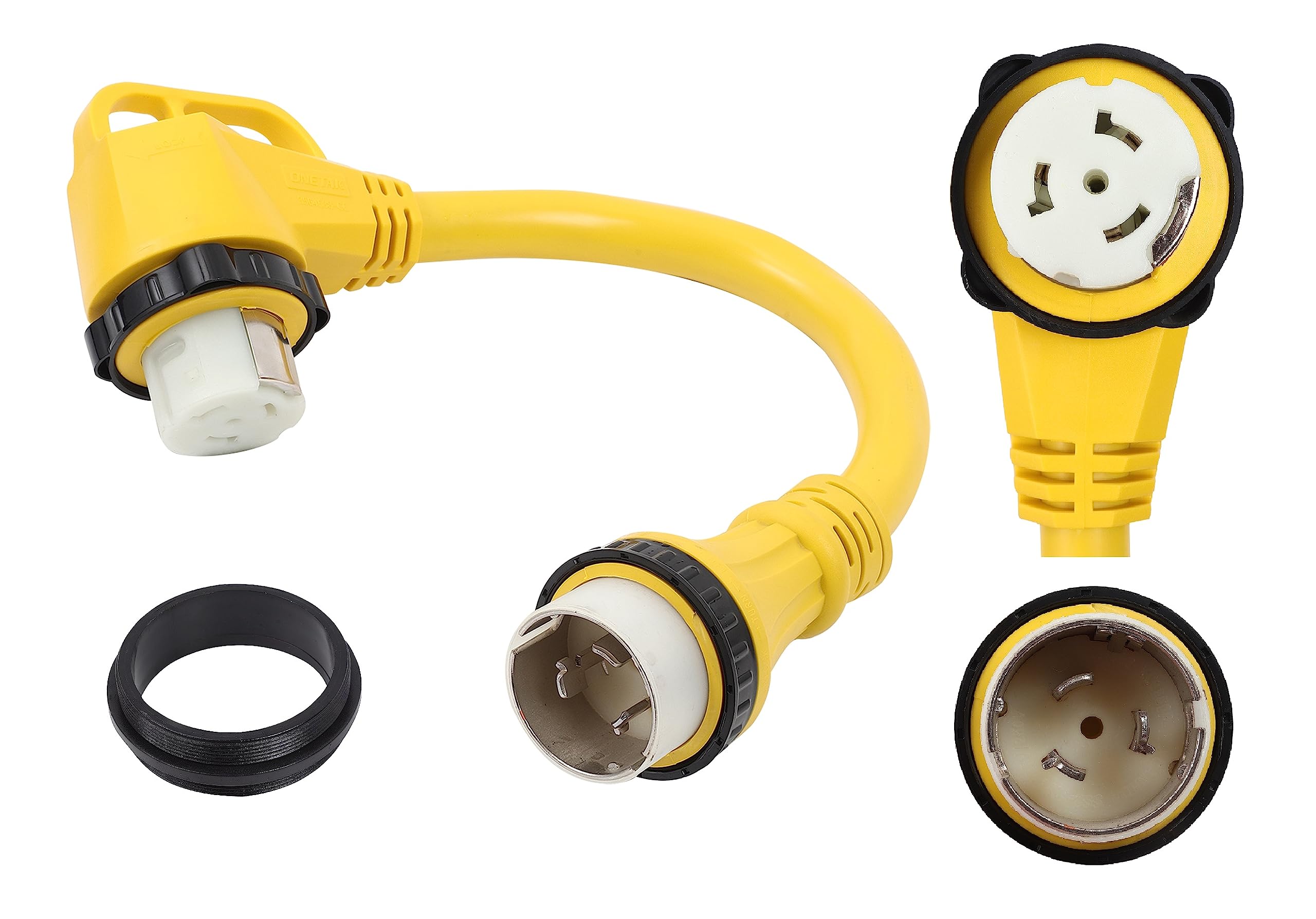 Amazon.com: ONETAK SS2-50P to SS2-50R 1.5FT Right Angle 90 Degree 120V ...