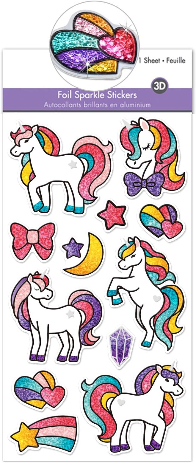 Amazon.com: Unicorn Stickers for Girls Rainbow Stickers for Kids Girl ...