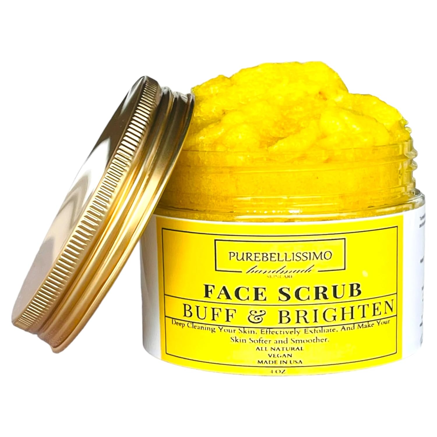 Amazon.com: Natural Turmeric Facial Exfoliant with Niacinamide and Shea ...