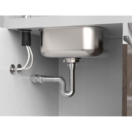 Snapklik.com : EasyDrain Expandable Flexible P-Trap Pipe 1-1/2