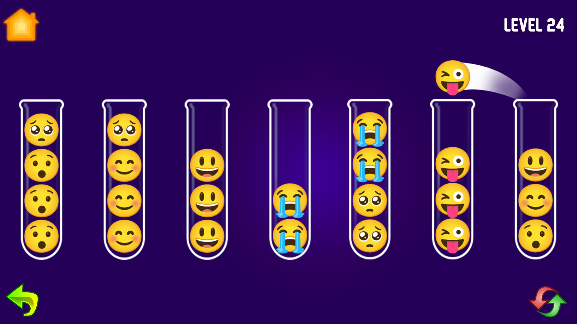 Emoji Sort Matching: Emoji Color Sort Puzzle Sorting Ball Master Games ...