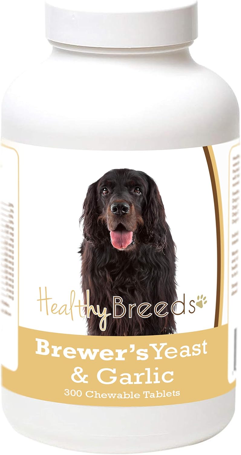 Amazon.com : Healthy Breeds Dog Brewer's Yeast Garlic Tablets for ...
