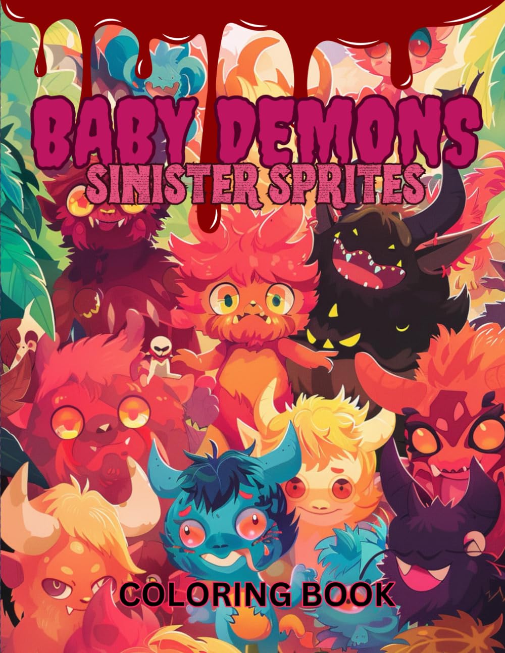 Amazon.com: Baby Demons Sinister Sprites Coloring Book: 9798333034656 ...