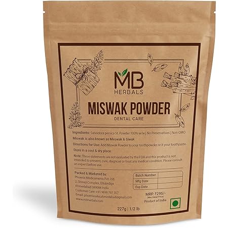 Amazon.com: Miswak ( Siwak ) Powder by mi Nature | salvarado persica ...
