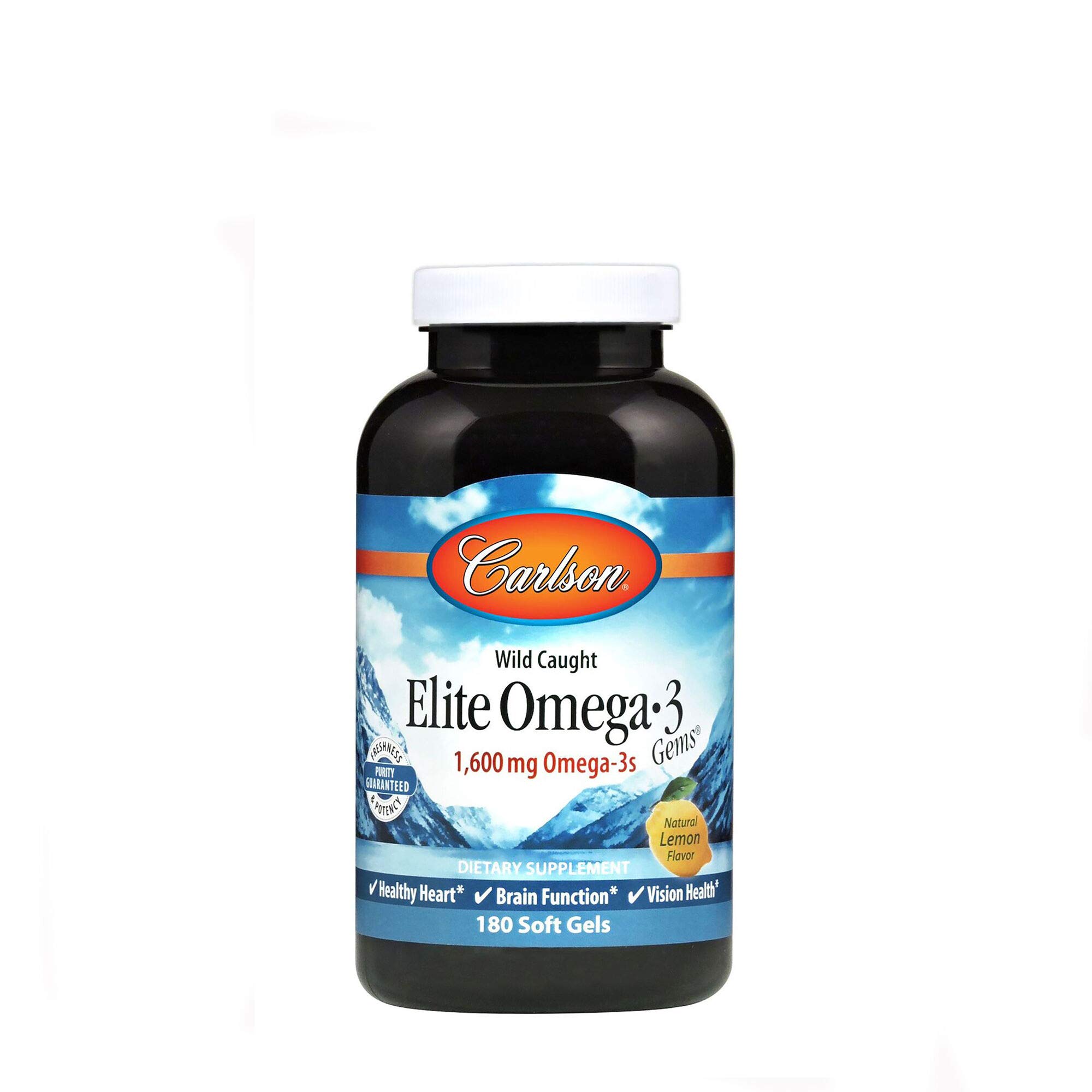 Snapklik.com : Elite Omega-3 Gems, Norwegian, 1, 600 Mg Omega-3s, Soft ...
