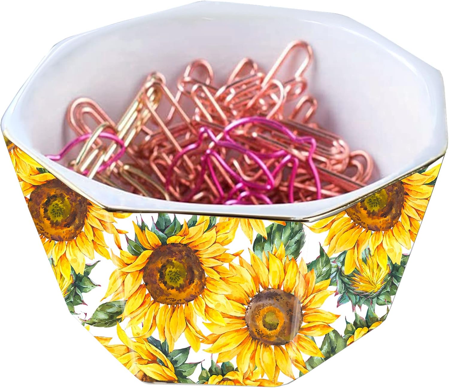 Amazon LEAZUL Ceramic Paper Clip Holder With Shiny Gold Line amazon-leazul-ceramic-paper-clip-holder-with-shiny-gold-line