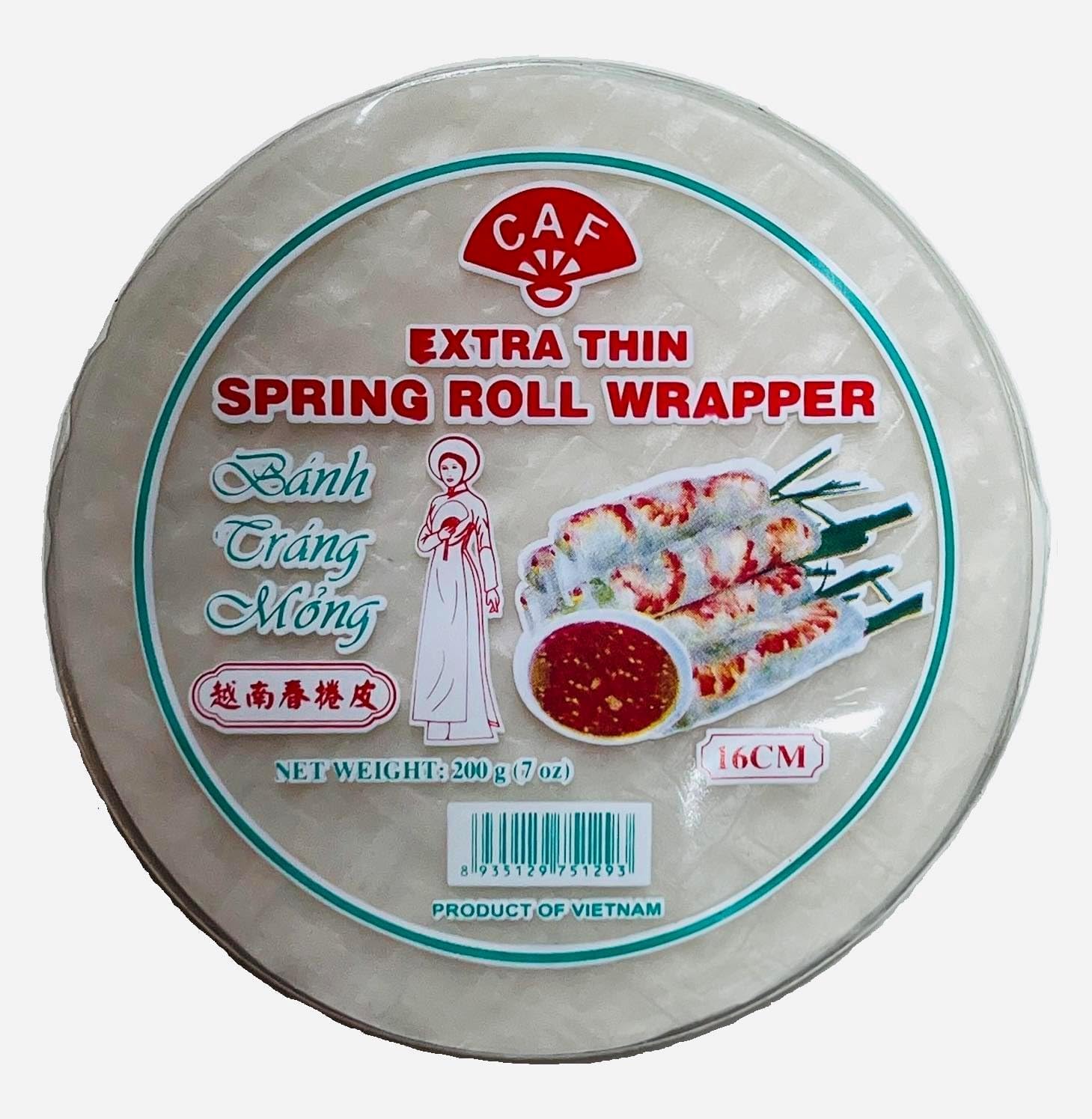 Amazon.com: Three Ladies Spring Roll Rice Paper Wrappers (Round 22cm ...