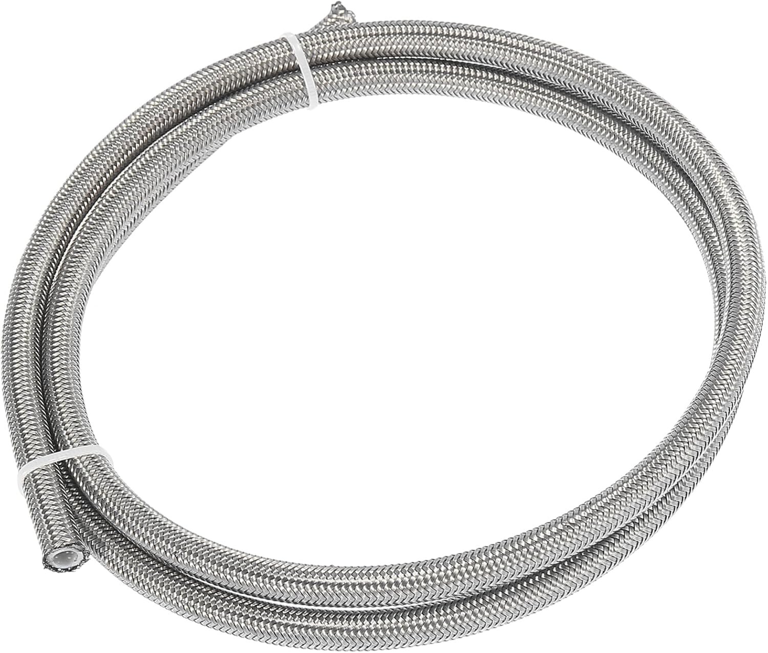 A ABSOPRO Braided Fuel Line Hose AN4 1 Meter PTFE Car Oil Fuel Gas Line ...