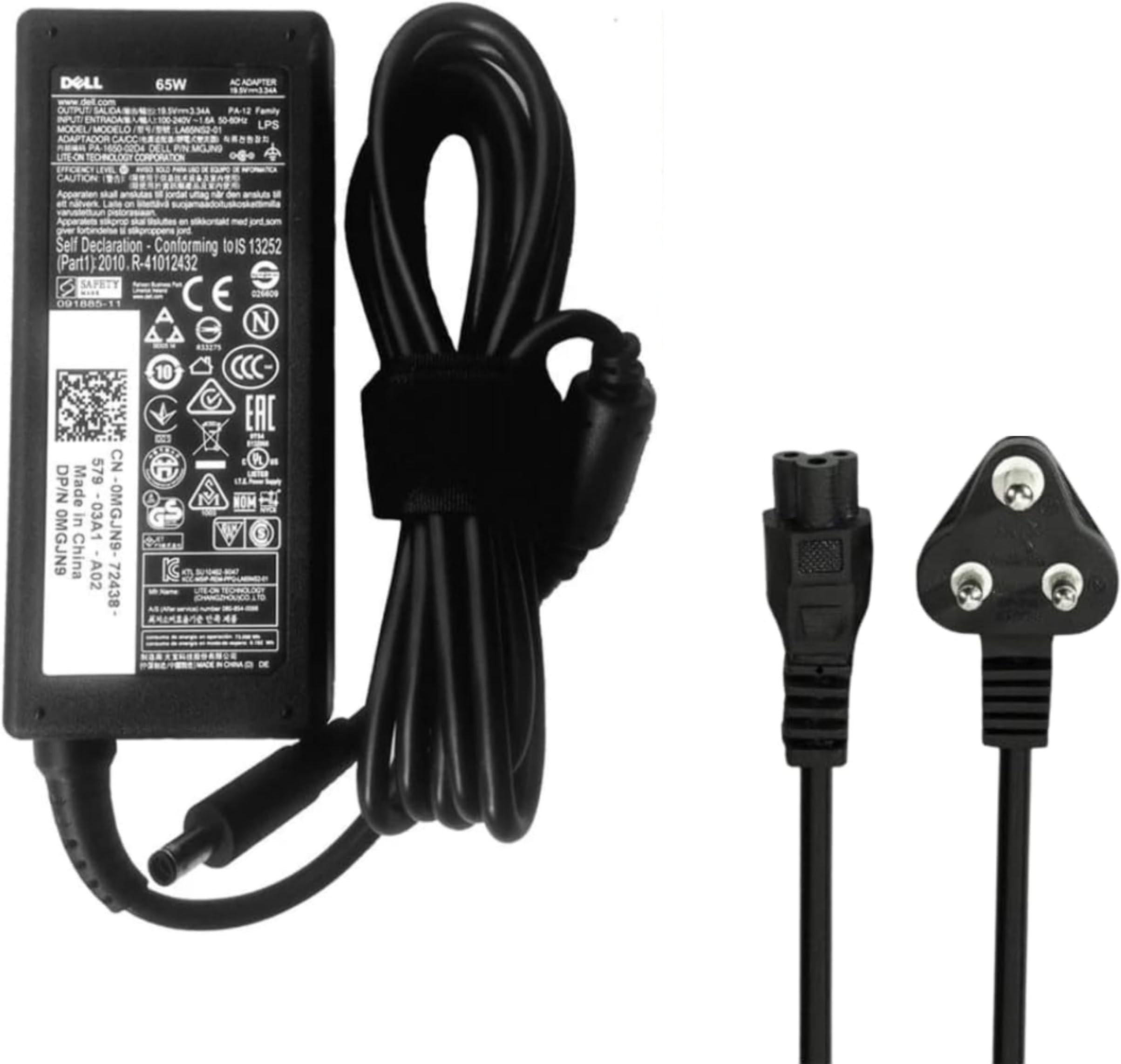 DELL Original 3P 90W Laptop AC Adapter LTON India (9RCDC/LA90PM111 ...