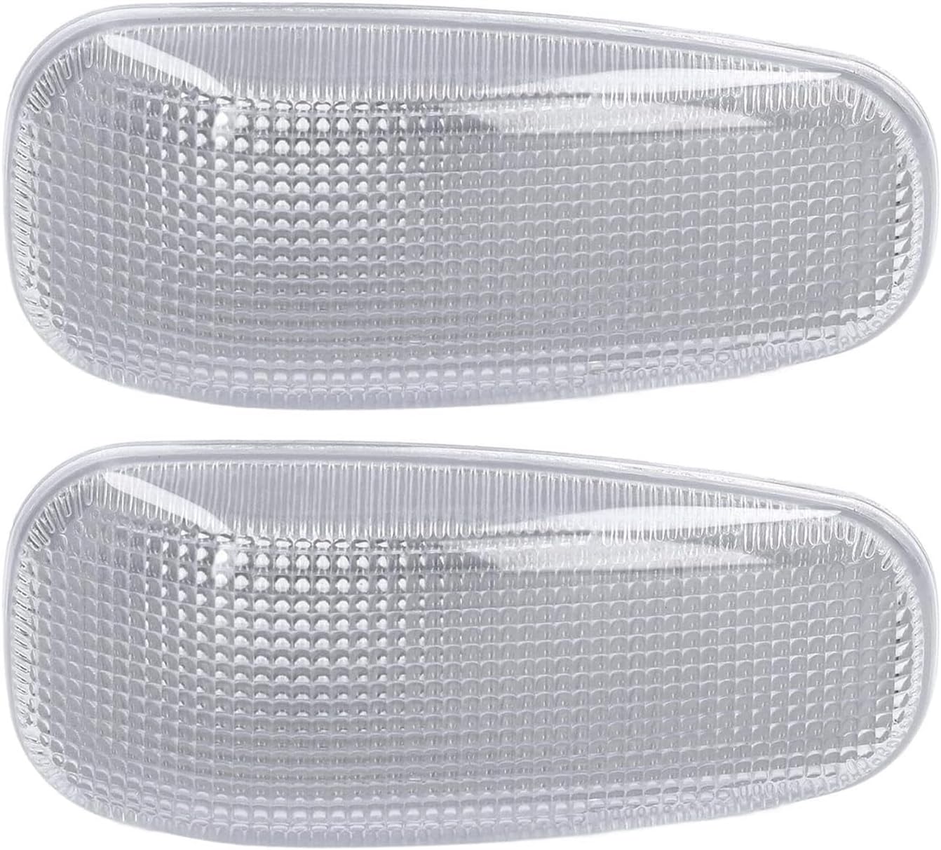 Amazon.com: Motoforti Front Signal Side Marker Light Lens Cover, for ...