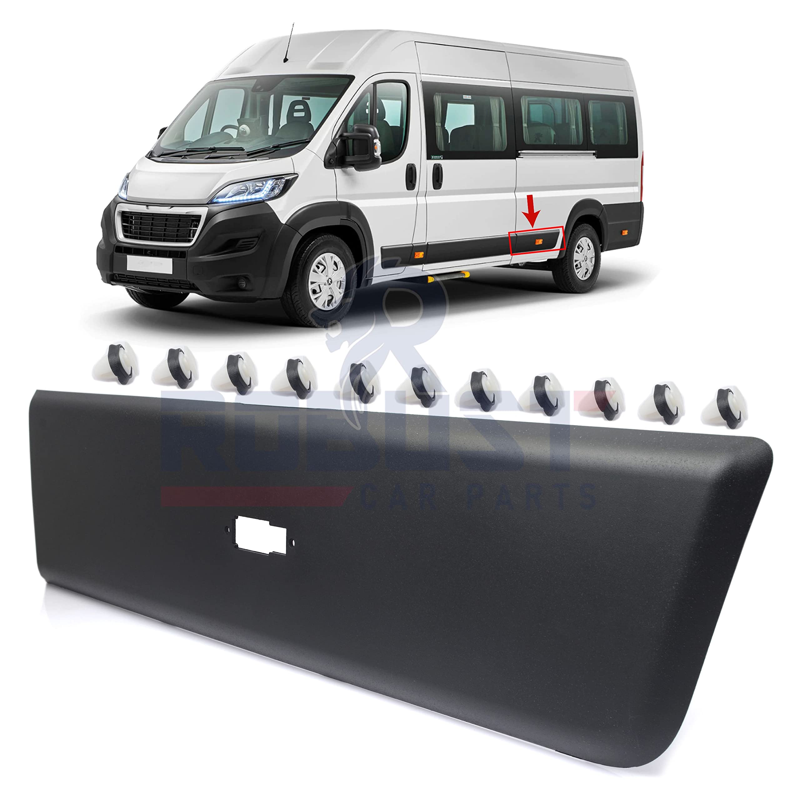 ROBUST Plastic Protective Side Moulding Strip Door Trim Left for ...