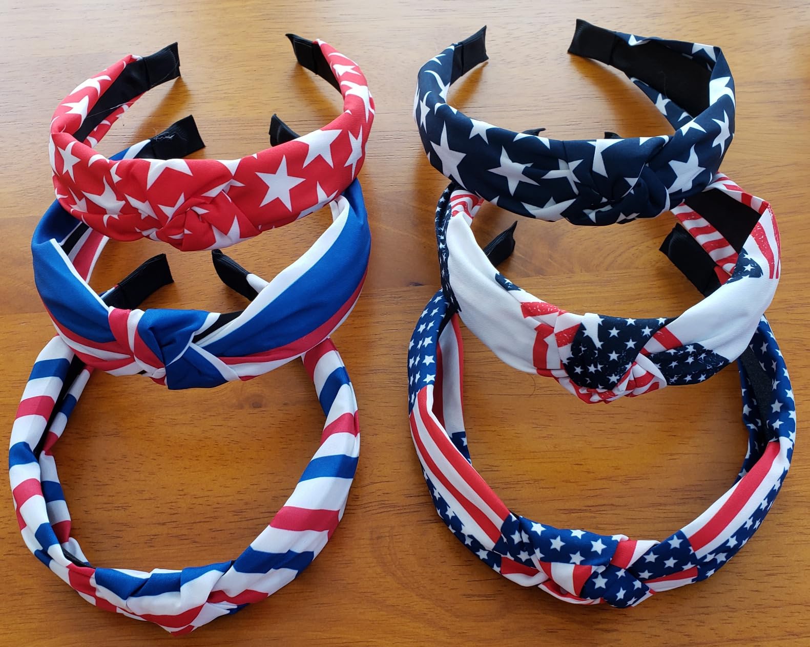 Amazon.com : Fulasiteu 6pcs 4th of July Headband for Women, Fourth of ...