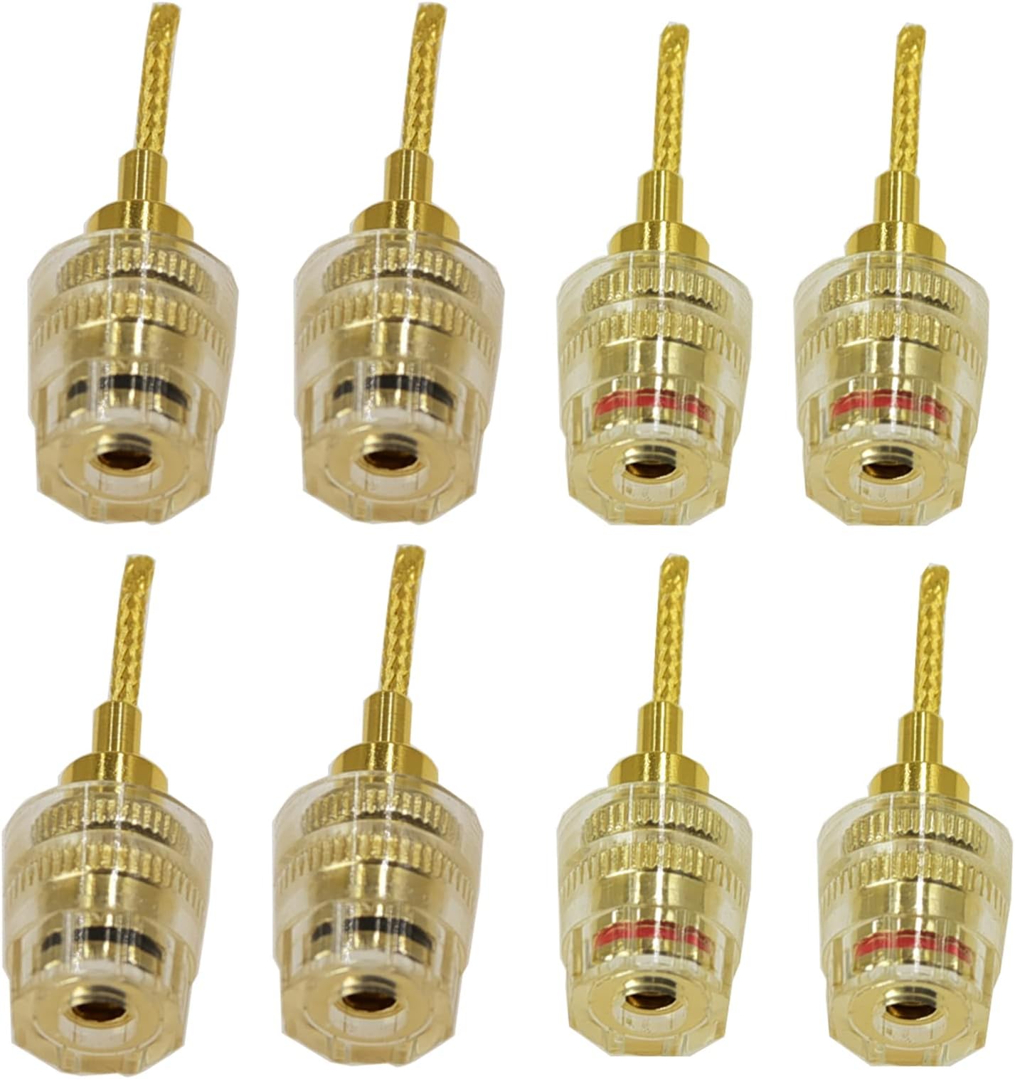 Amazon.com: Arklove 8Pack Banana Female Screw-Type Connector Deadbolt ...