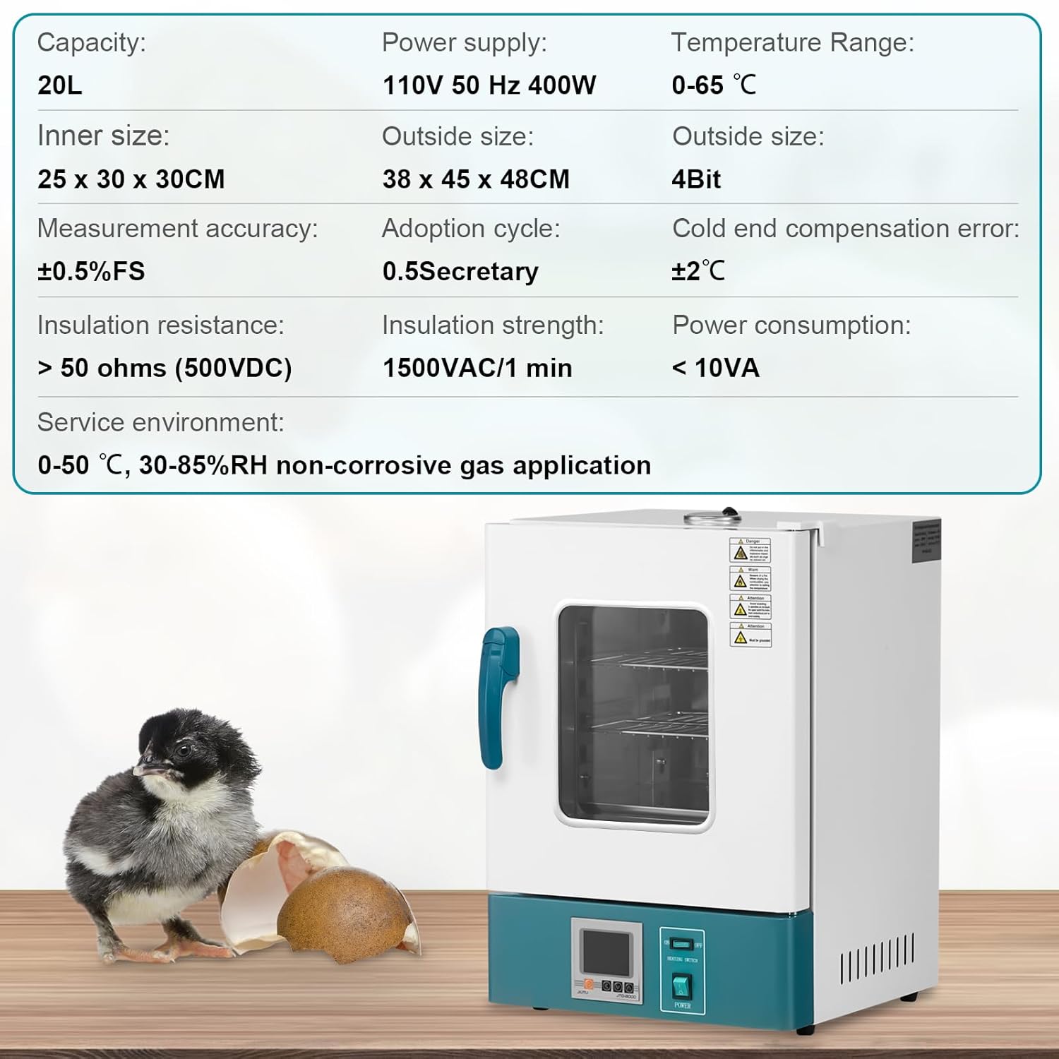 Digital Lab Incubator - 20L Capacity, RT-65℃, PID Philippines | Ubuy
