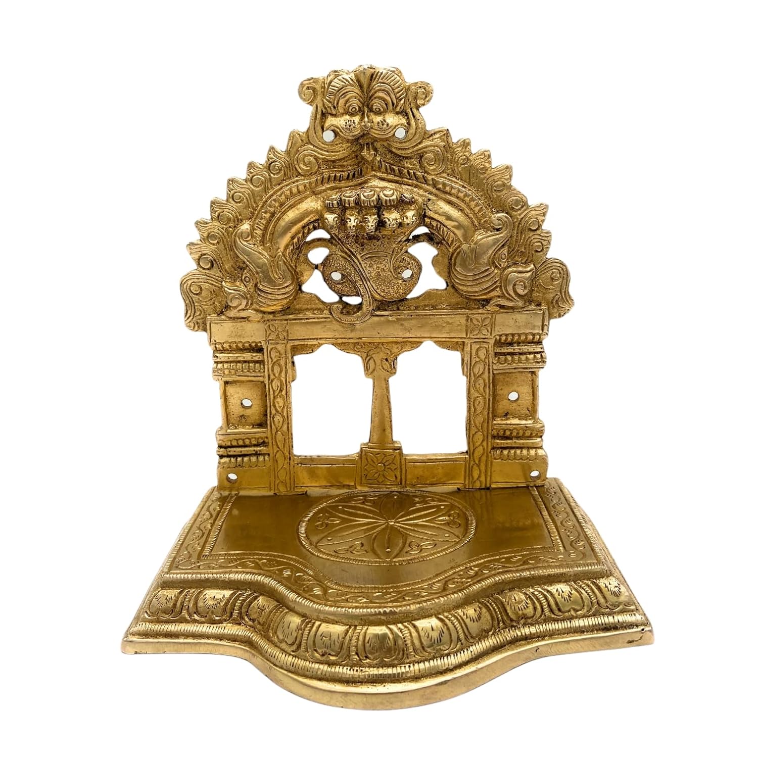 Buy South Indian Arts | Brass peetha and prabhavali | Pooja Chowki ...