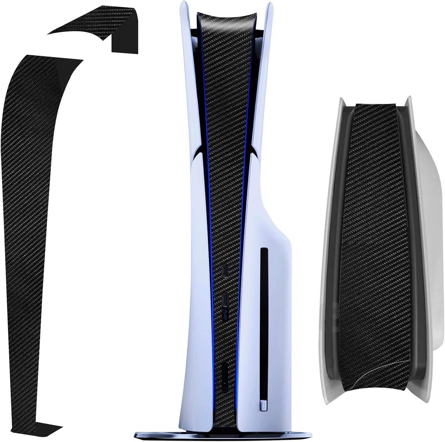 for PS5 Slim Console Middle Skin, 2023 PS5 Slim Disc/Digital Edition ...